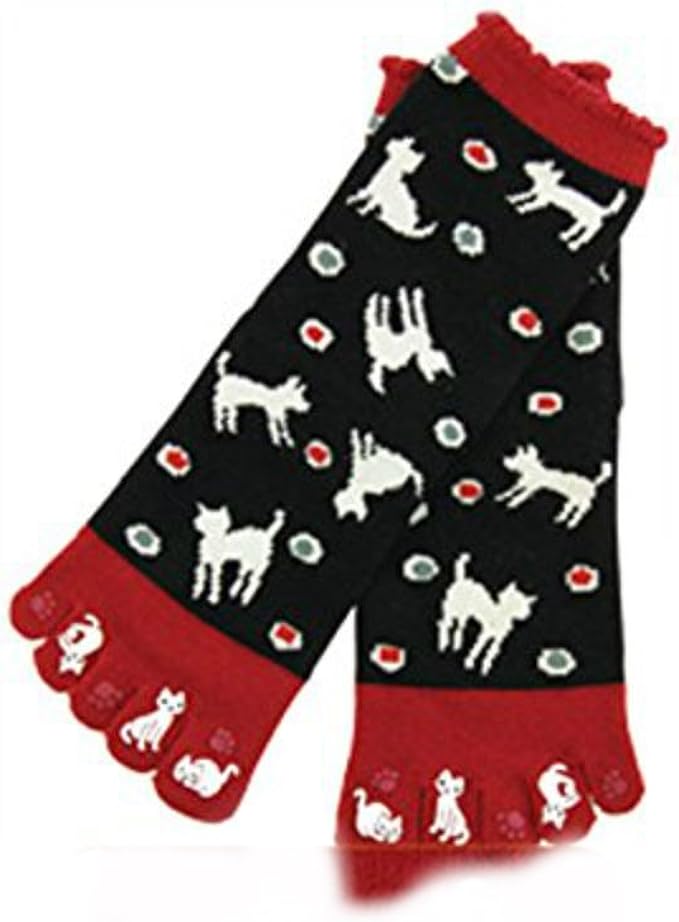 Shinobiya Japanese Tabi Socks Design Gohonyubi Neko Mizutama CLEARANCE ...